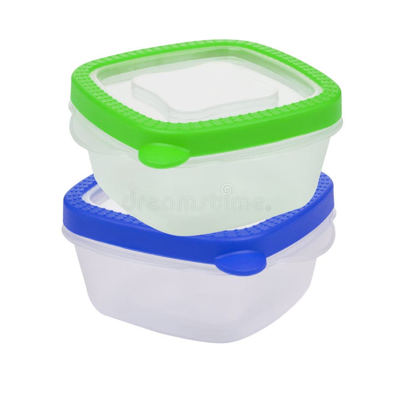 Empty Food Plastic Containers Stock Photo - Image of lunch, clean: 68099278