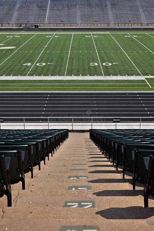 Empty Football Stadium stock photo. Image of high, astroturf - 16195538