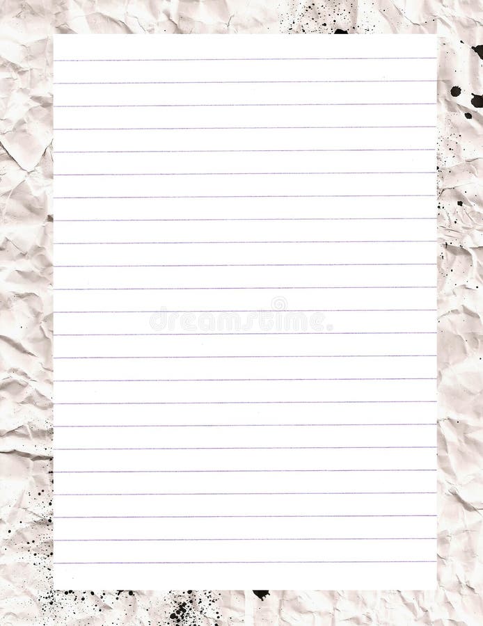 The Empty Form for Records. Stock Photo - Image of lined, empty: 13010044