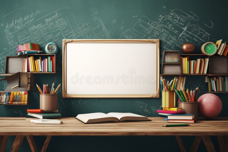Empty Frame in a Classroom Setting, a Canvas for Student Creativity ...
