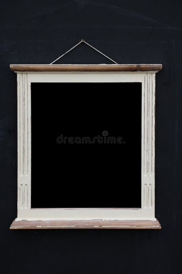 Empty Frame stock image. Image of wooden, wood, wall - 118736625