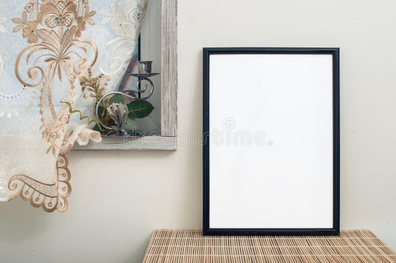 Empty Frame for an Inscription Stock Photo - Image of frame, rural ...