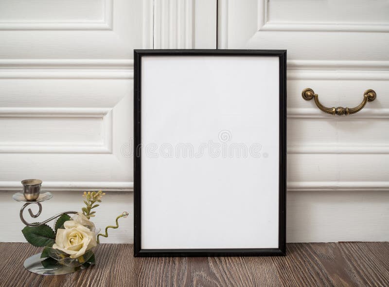 Empty Frame for an Inscription Stock Image - Image of rural, rustic ...