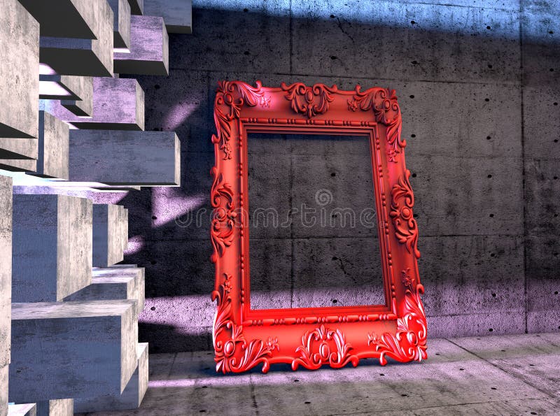 Empty frame stock photo. Image of instagram, design, classic - 45370902