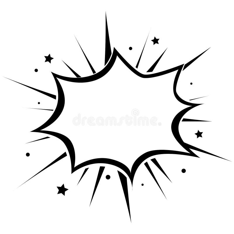 Empty Frame. Vector Star Template. Stock Illustration - Illustration of ...