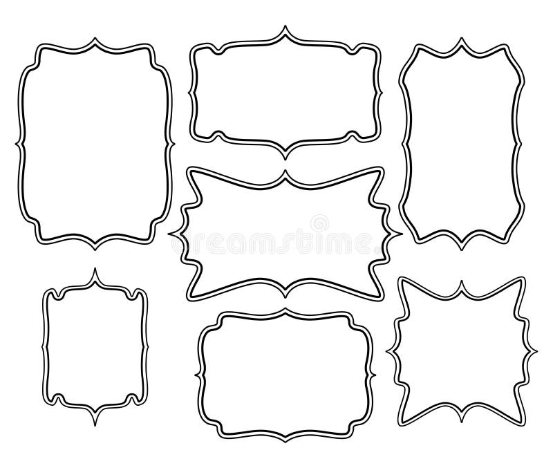 Empty Frame Vector Symbol Icon Design. Beautiful Illustration is Stock ...