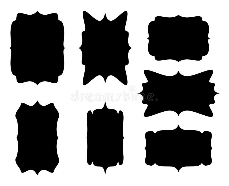 Empty Frame Vector Symbol Icon Design. Beautiful Illustration is Stock ...