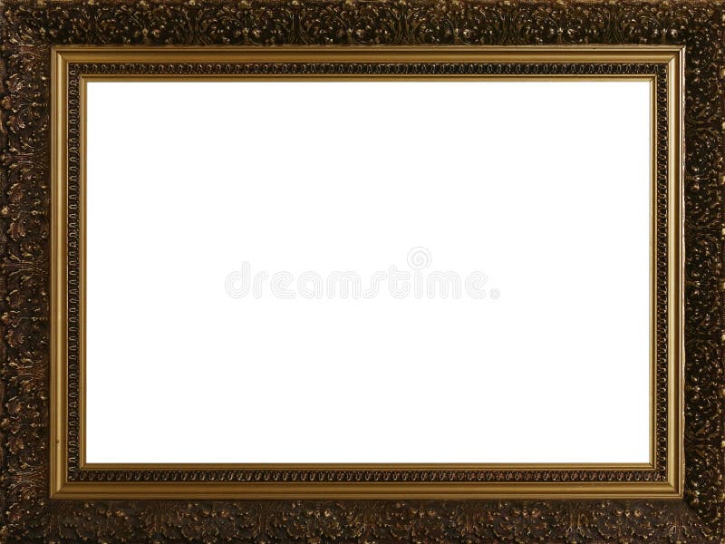 Empty frame stock image. Image of painting, vintage, template - 60791607