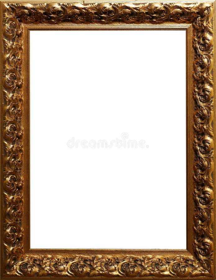 Empty frame stock image. Image of wooden, painting, antique - 60791771