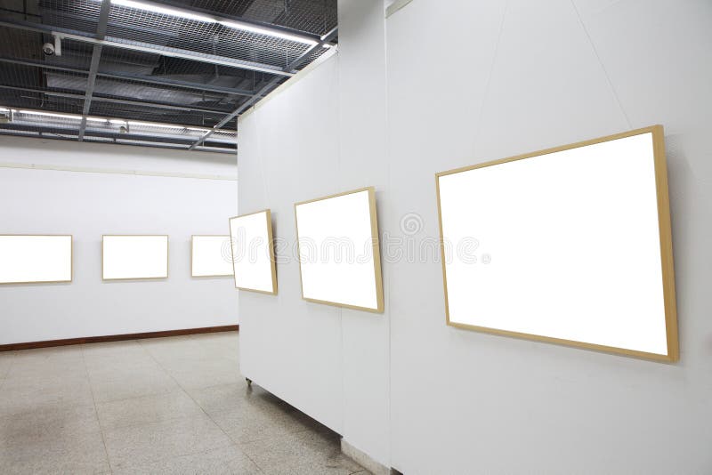 Empty frames stock photo. Image of copyspace, display - 19649706