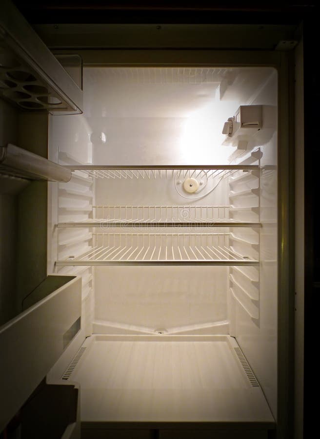 Empty fridge stock illustration. Illustration of cool - 31661623