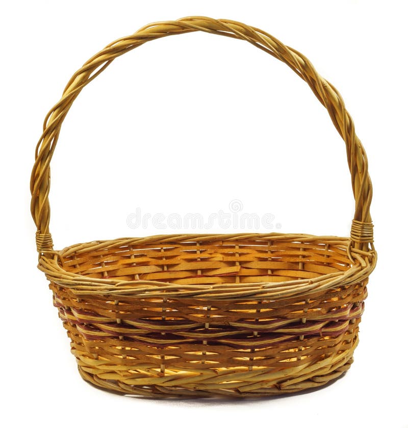Empty fruit basket stock photo. Image of bakery, closeup - 60017964