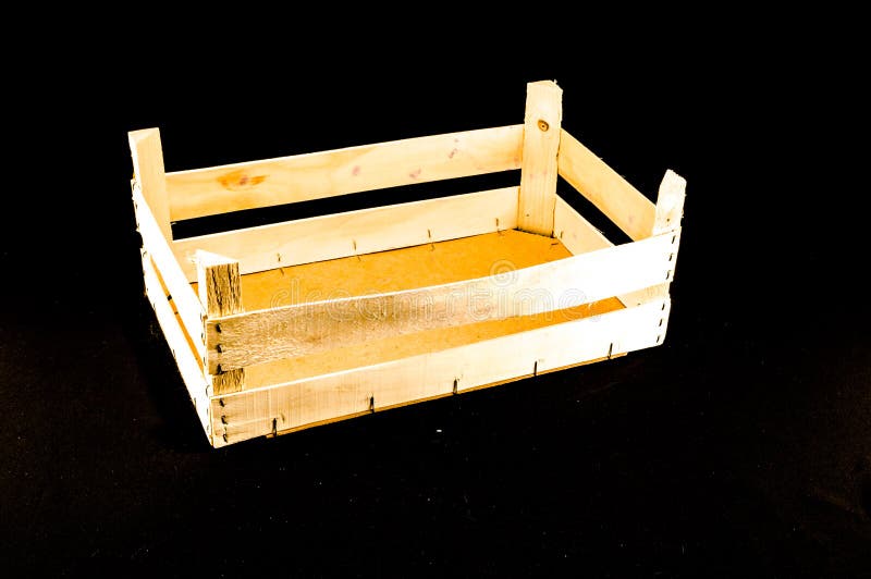 Empty Fruit Crate Box stock photo. Image of case, snack - 152281764