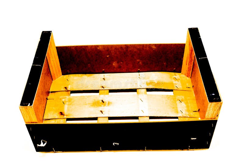 Empty Fruit Crate Box stock photo. Image of nature, market - 189783398