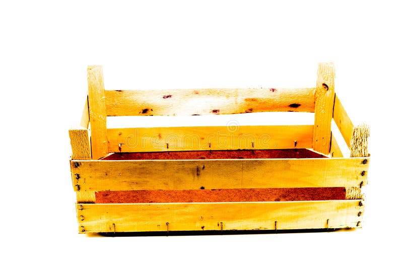 Empty Fruit Crate Box stock photo. Image of antioxidant - 92496648