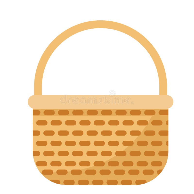 Empty Fruits Basket Icon Design Vector Image Stock Vector ...