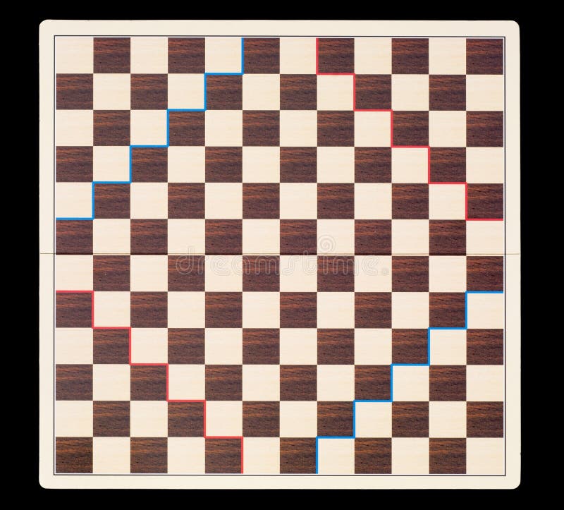 Empty Game Board on a Black Background Stock Photo - Image of full ...