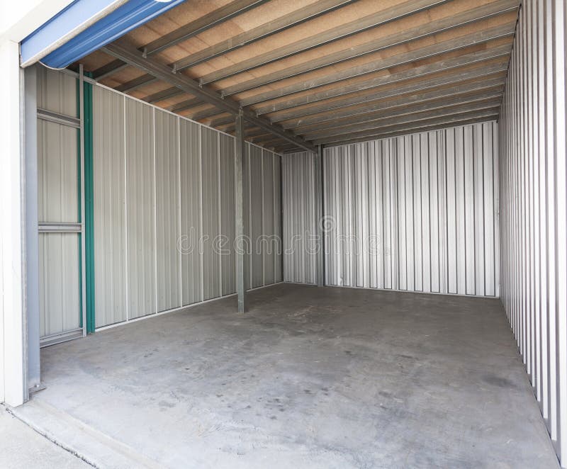 Empty garage stock image. Image of expansive, gray, interior - 24820145