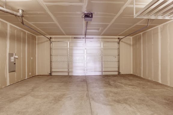 Empty garage interior stock photo. Image of house, residential - 44579944