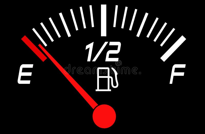 Empty gas tank stock vector. Illustration of transportation - 5382116