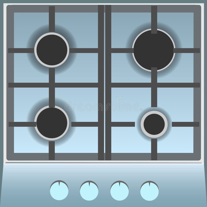 Top View Gas Cooker Stock Illustrations – 351 Top View Gas Cooker Stock ...