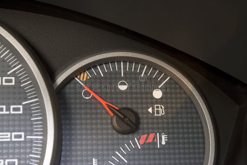 Empty Gas Tank stock image. Image of gasoline, macro, needle - 5751795