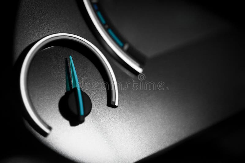 Empty gauge stock photo. Image of circle, black, device - 33455554
