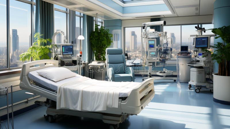 Empty Generic Hospital Interior Bed Other Facilities Stock Photos ...