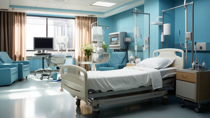 Empty Generic Hospital Interior Bed Other Facilities Stock Photos ...