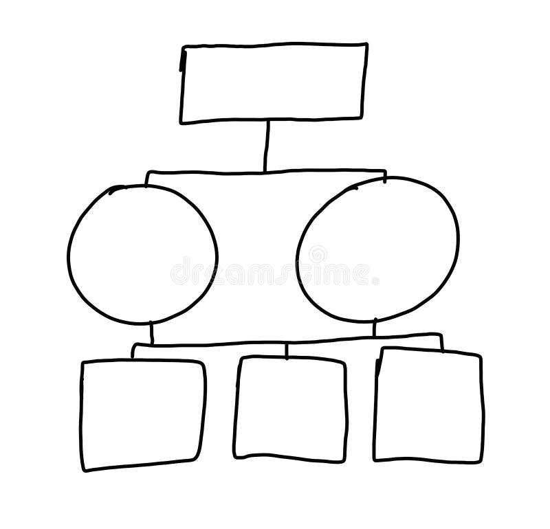 Empty Geometric Shape Isolated on White Background. Stock Illustration ...