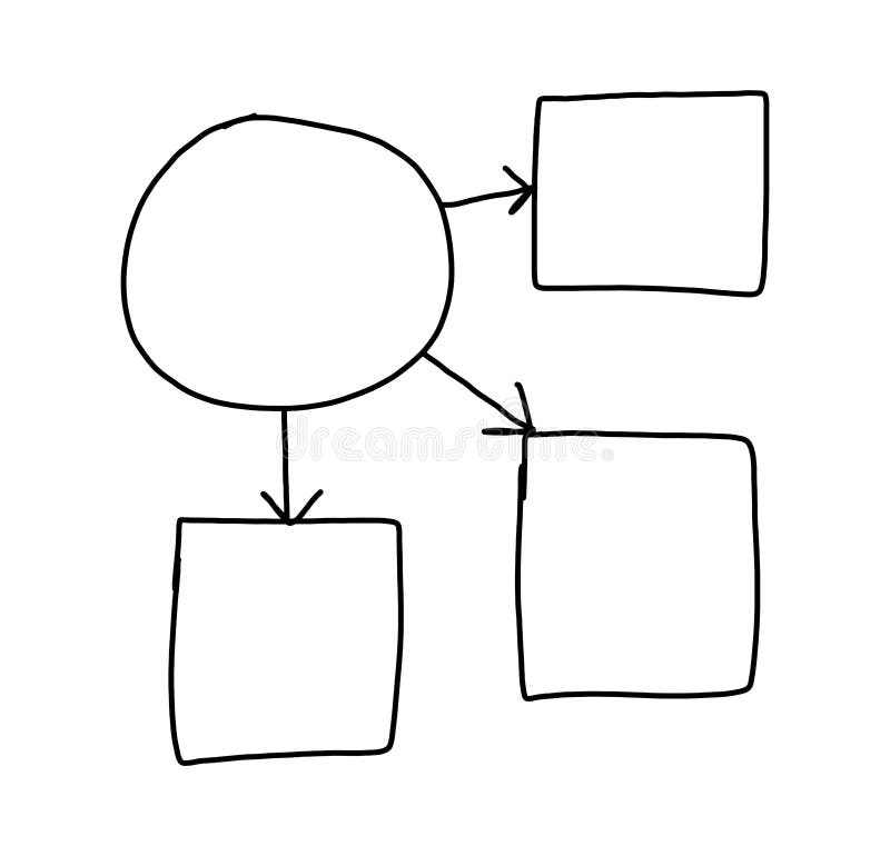 Empty Geometric Shape Isolated on White Background. Stock Illustration ...