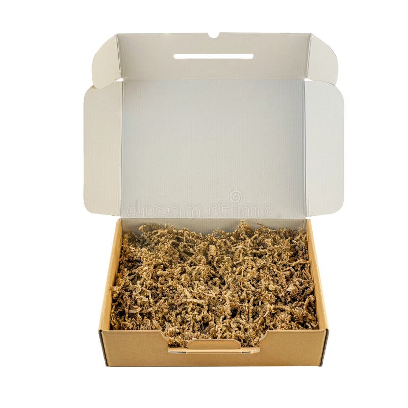 Empty gift box stock image. Image of paper, open, cardboard - 301995059