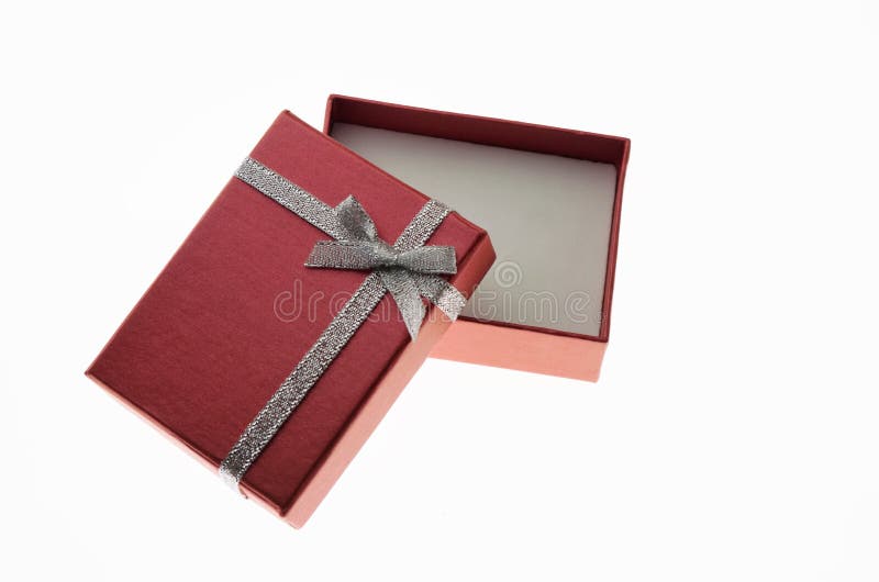 Empty gift box stock photo. Image of white, space, wedding - 70010560