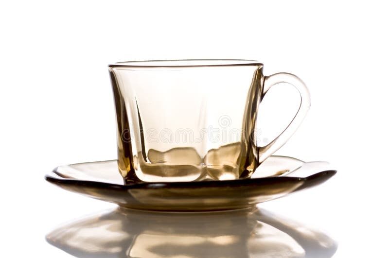 Empty glass stock image. Image of dishes, coffee, isolated - 13097435