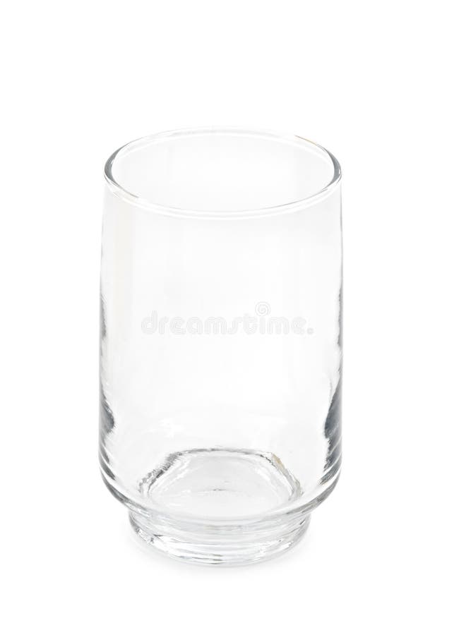 Empty glass stock image. Image of white, clean, isolated - 5090581