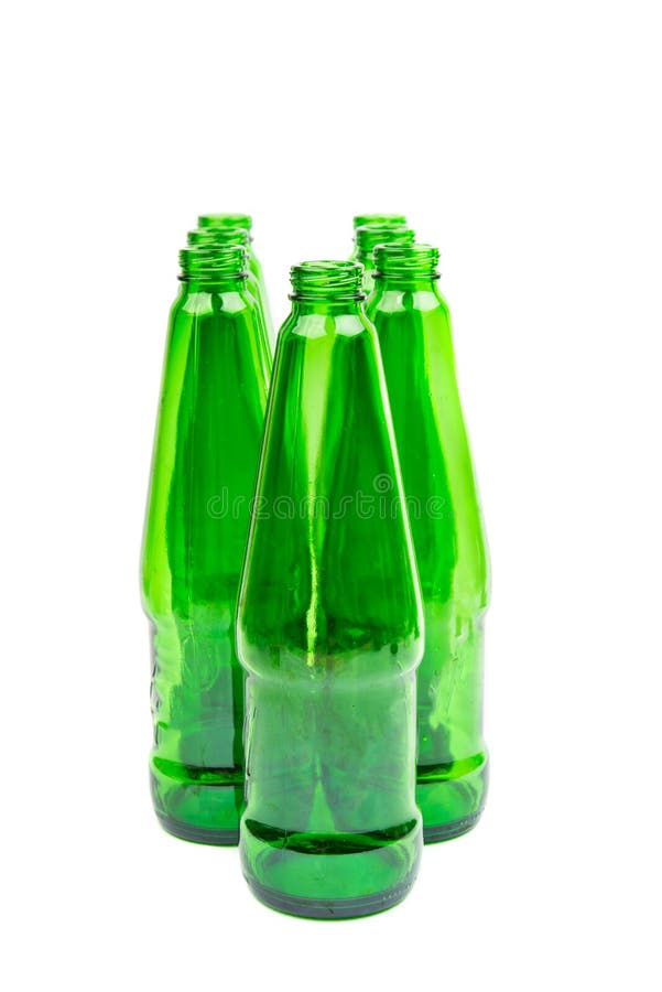Empty glass bottles stock image. Image of beer, empty - 56565167