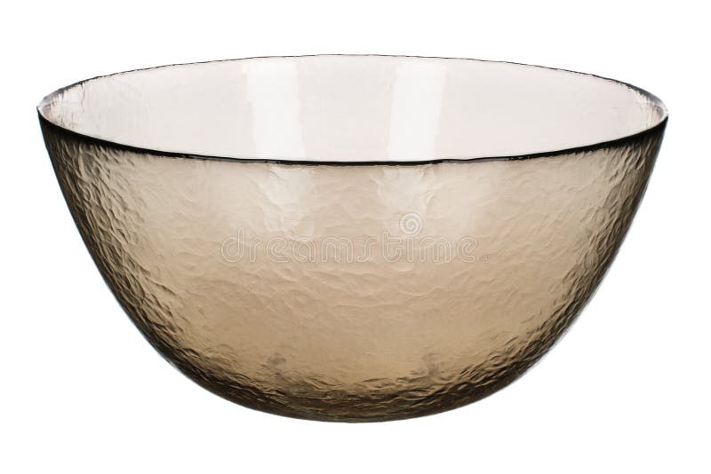 Empty glass bowl stock image. Image of dish, isolated - 88687467