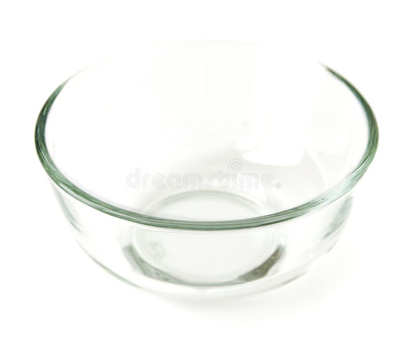 Empty glass bowl stock photo. Image of dishware, domestic - 72555516