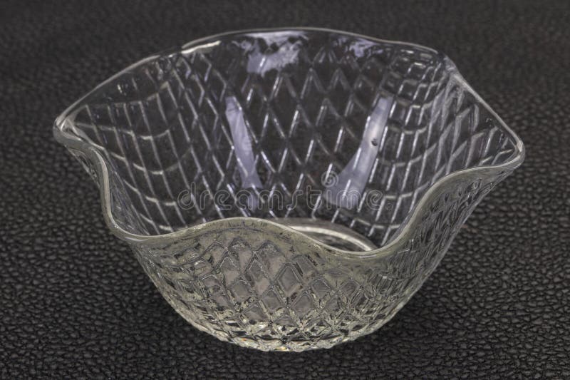 Empty glass bowl stock photo. Image of clean, reflection - 144654002