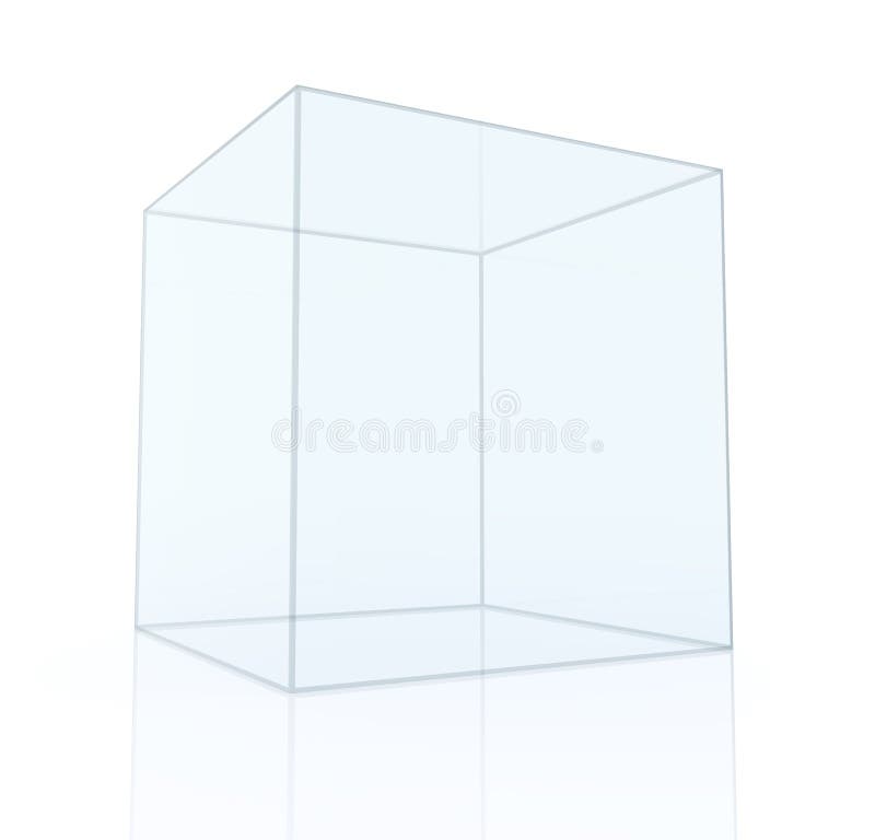 Empty glass box stock photo. Image of clean, display - 71572658