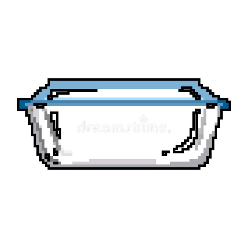 Empty Glass Container Game Pixel Art Vector Illustration Stock Vector ...