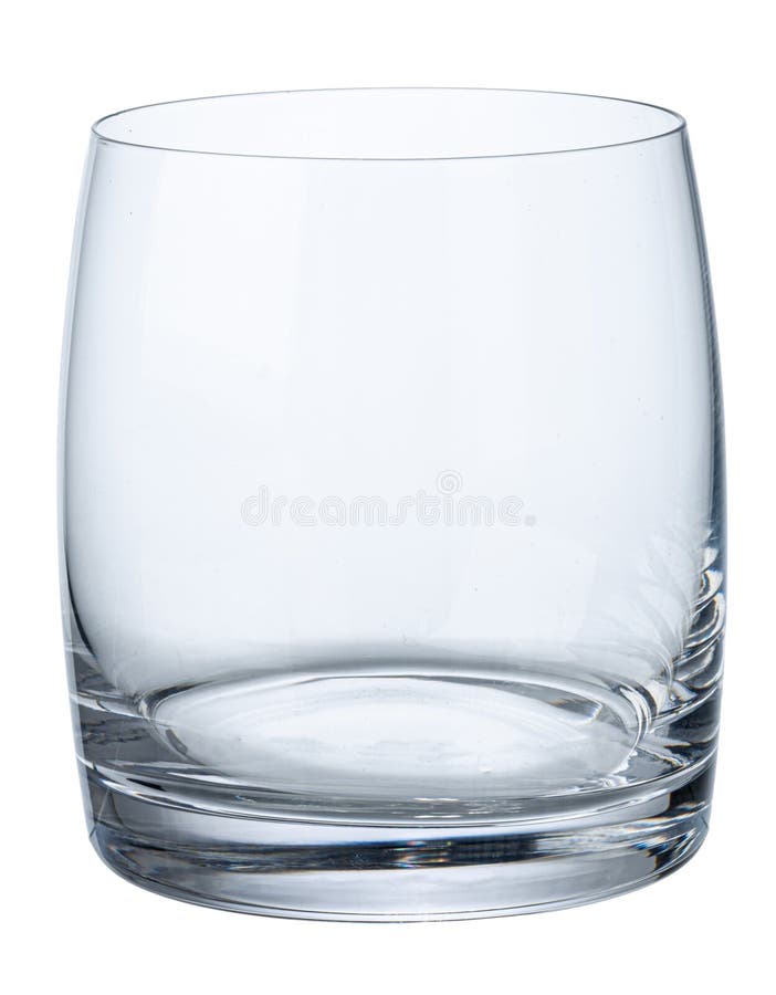 Empty Glass Cup Isolated on White Background Stock Photo - Image of ...