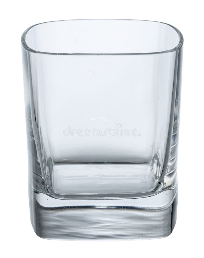 Empty Glass Cup Isolated on White Background Stock Image - Image of ...