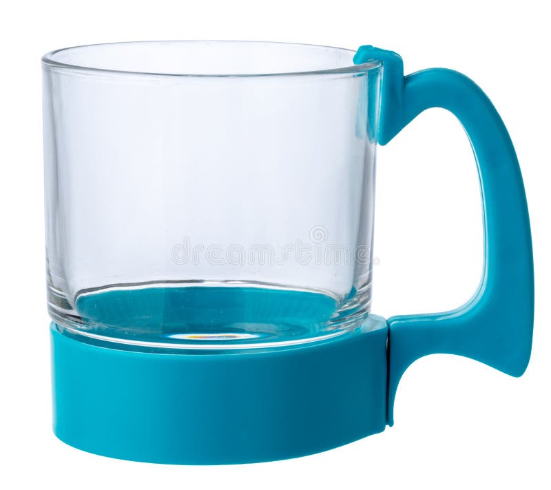 Empty Glass Cup Isolated on White Background Stock Photo - Image of ...