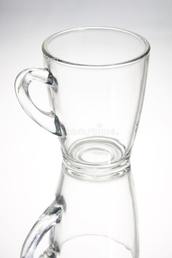 Empty glass cup stock photo. Image of white, inside, empty - 59661272