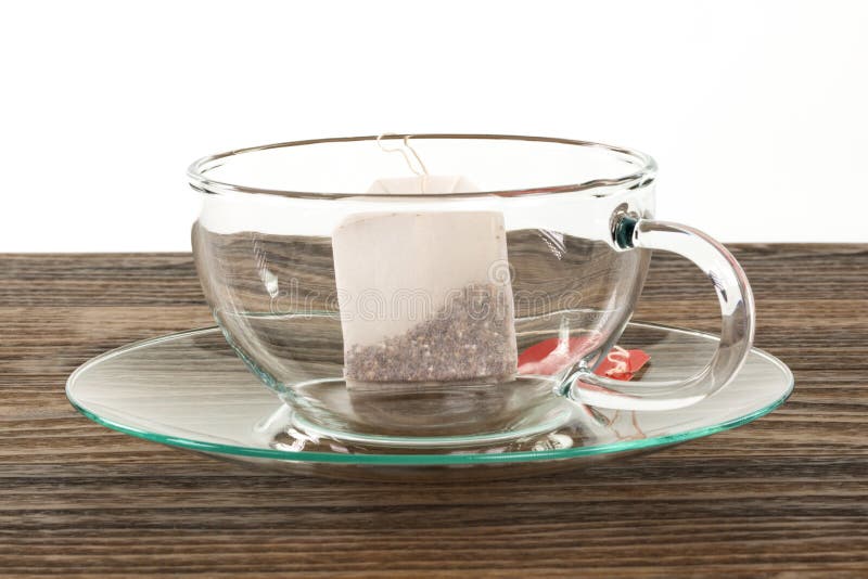 Empty Cup and Tea Bag stock photo. Image of morning, beverage - 65307704