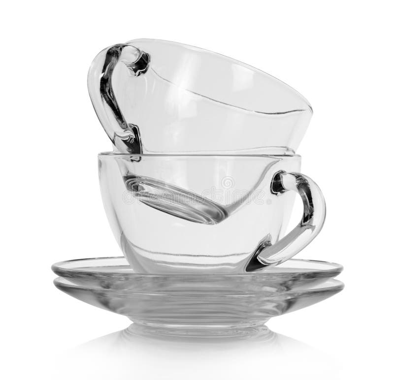 Empty glass cups stock photo. Image of dishware, empty - 53988728
