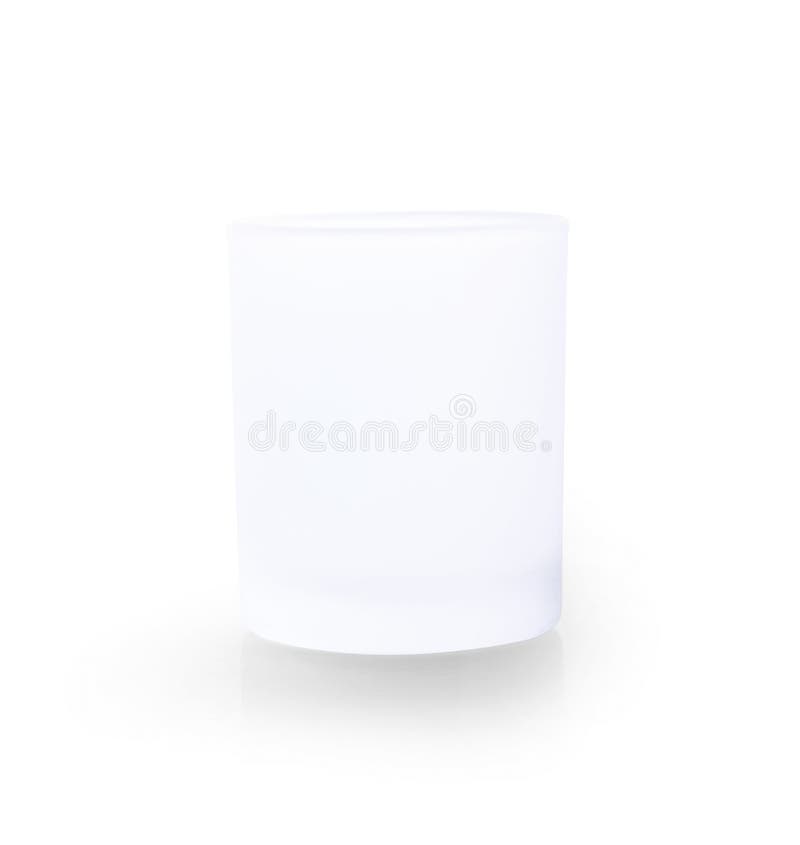 Empty Glass Isolated on a White Background Stock Image - Image of clean ...