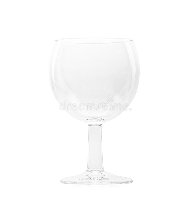 Empty Glass Plate Isolated on White Background Stock Photo - Image of ...