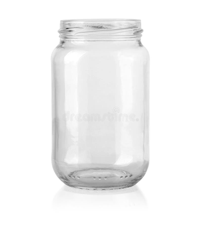 Empty Glass Bottle Isolated on White Stock Image - Image of blank ...